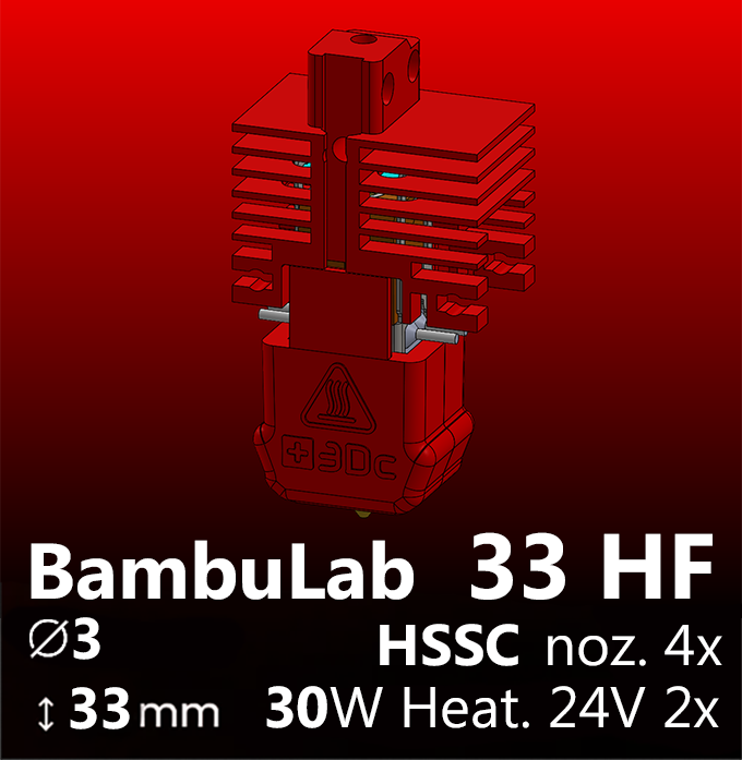 BambuLab X1C P1P P1S quick swap nozzle replacement